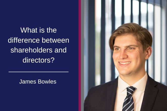 What is the difference between shareholders & directors? | Mullis & Peake